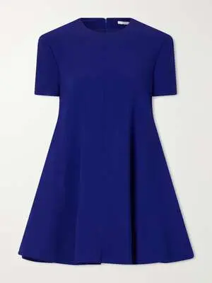 Givenchy Stretch-cady Mini Dress - Blue