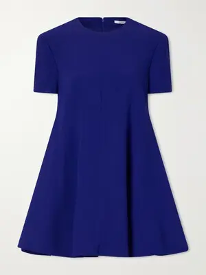 Givenchy Stretch-cady Mini Dress - Blue