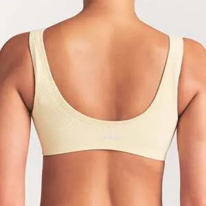 SKIMS Micro Scoop Bra | Yellow | | Nike Ribbed Seamless