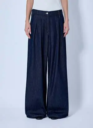 Dries Van Noten Wide-leg Denim Trousers