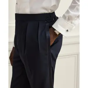 Ralph Lauren Gregory Hand-tailored Tuxedo Trouser