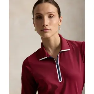 Ralph Lauren Quarter-zip Long-sleeve Polo Shirt