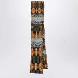 Dries Van Noten Patchwork Scarf In Wool And Alpaca Blend