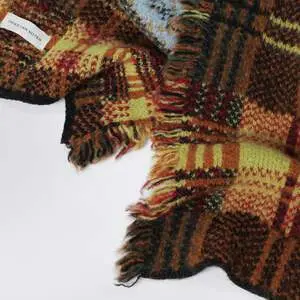 Dries Van Noten Patchwork Scarf In Wool And Alpaca Blend