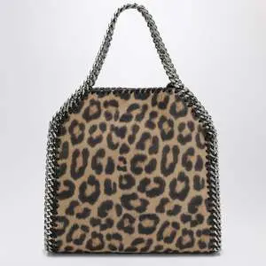 Stella McCartney Mini Falabella Bag With Leopard Print - Multicolor