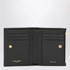 Saint Laurent Uptown Embossed Leather Wallet