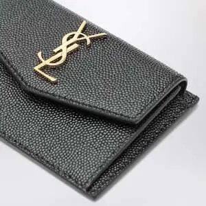Saint Laurent Wallet In Grained Leather