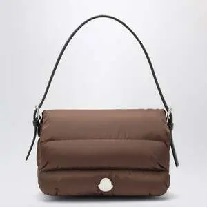 Moncler Caradoc Nylon Shoulder Bag - Burgundy