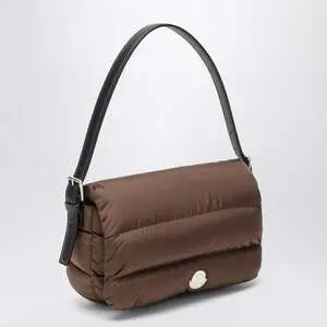 Moncler Caradoc Nylon Shoulder Bag - Burgundy