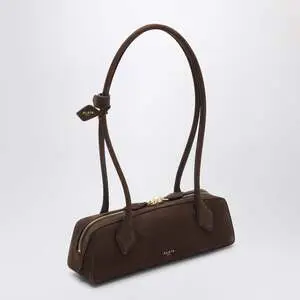 Alaïa Le Teckel Small Nubuck Bag - Brown