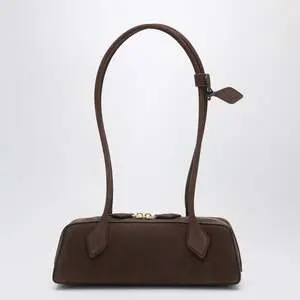 Alaïa Le Teckel Small Nubuck Bag - Brown