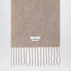 Jacquemus Taupe Mohair And Alpaca-blend Scarf