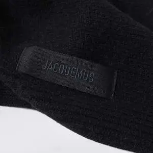 Jacquemus Gros Grain Scarf In Alpaca Blend