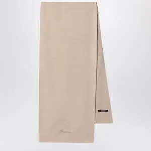 Jacquemus Wool And Cashmere Suit Scarf - Beige