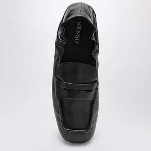 Senso Ebony Astro Leather Loafers