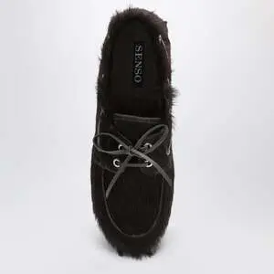 Senso Bateau Boat Loafers In Calf Hair