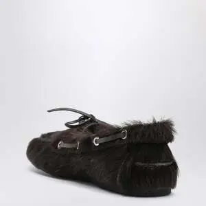 Senso Bateau Boat Loafers In Calf Hair