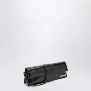 Jacquemus Le Bambino Pouch In Crocodile-effect Leather