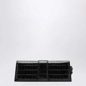 Jacquemus Le Bambino Pouch In Crocodile-effect Leather