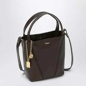 Chloé Small Dark Spin Tote Bag - Brown