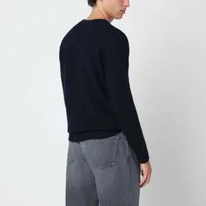 DRUMOHR Navy Lambswool Sweater