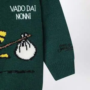 MC2 SAINT BARTH Dark Snoopy Intarsia Sweater In Wool Blend