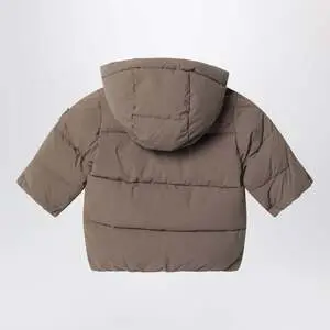Bonpoint Brown Hooded Down Jacket