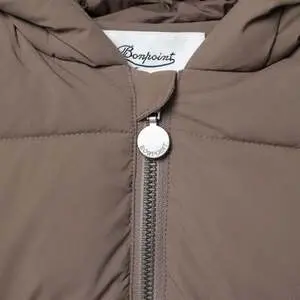 Bonpoint Brown Hooded Down Jacket