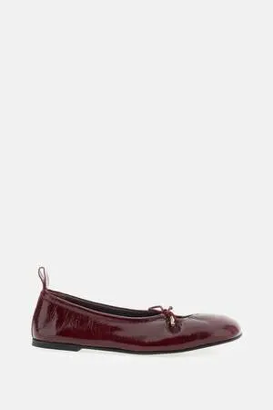 ALOHAS Ballerine Rosalind In Pelle Lucida - Red