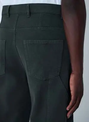 Dries Van Noten Drawstring Cotton Pants