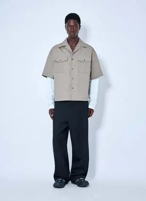 Balenciaga Short-sleeve Button-down Shirt