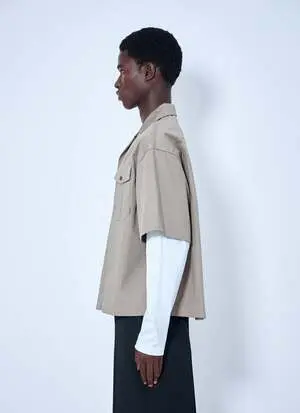 Balenciaga Short-sleeve Button-down Shirt