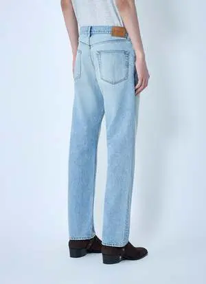 Saint Laurent Loose Straight Mid-rise Jeans