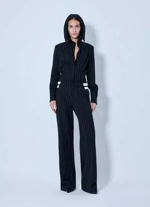 JEAN PAUL GAULTIER Hooded Striped Shirt