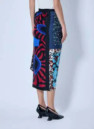 Dries Van Noten Scarfy Long Skirt