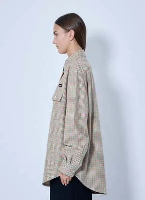 Miu Miu Checked Cotton Shirt