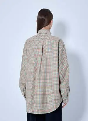 Miu Miu Checked Cotton Shirt