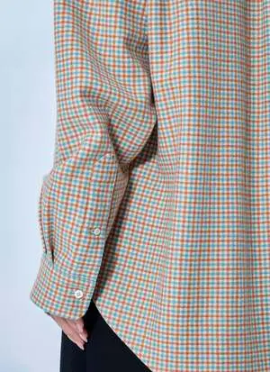Miu Miu Checked Cotton Shirt