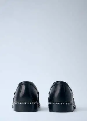 Dries Van Noten Leather Loafers