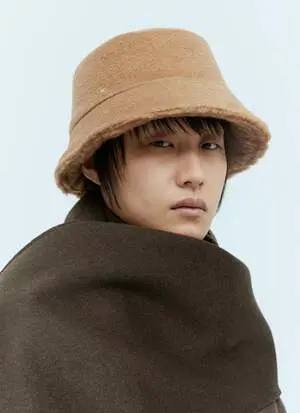 Max Mara Fiducia Teddy Lined Bucket Hat - Multicolor