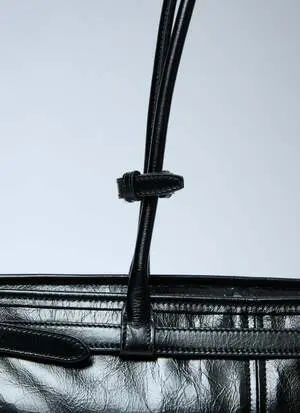 Prada Extra Large Bonnie Shoulder Bag - Black