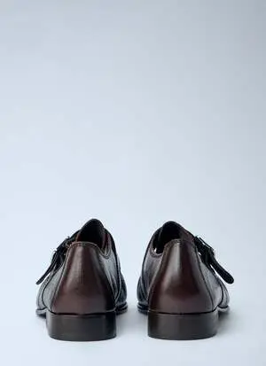 Marni Buckle Detail Leather Loafers