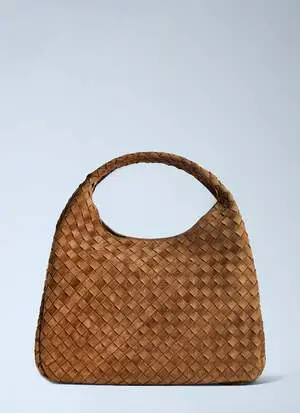 Bottega Veneta Campana Large Shoulder Bag - Brown