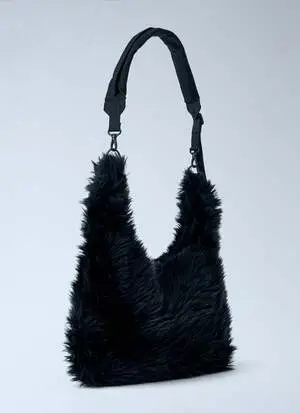 Yohji Yamamoto 3 Way Shoulder Strap Fur Bag