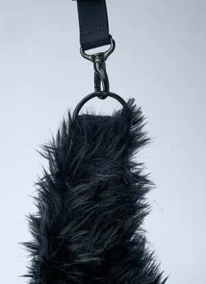 Yohji Yamamoto 3 Way Shoulder Strap Fur Bag