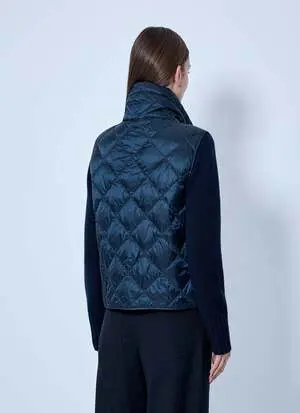 Max Mara Quilted Gilet With Drawstring Collar