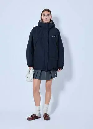 Miu Miu Pongé Down Jacket