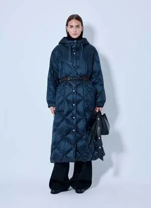 Max Mara Quilted Hooded Puffer Coat