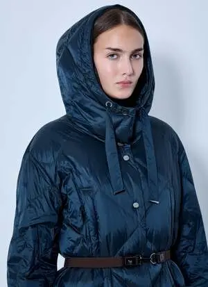 Max Mara Quilted Hooded Puffer Coat
