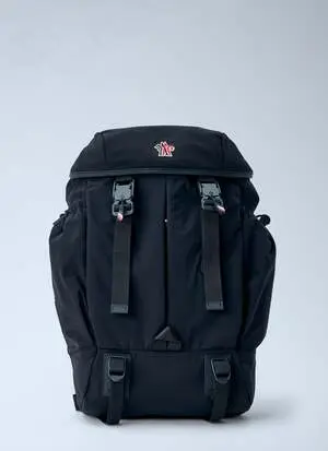 Moncler Leather-trim Backpack - Black